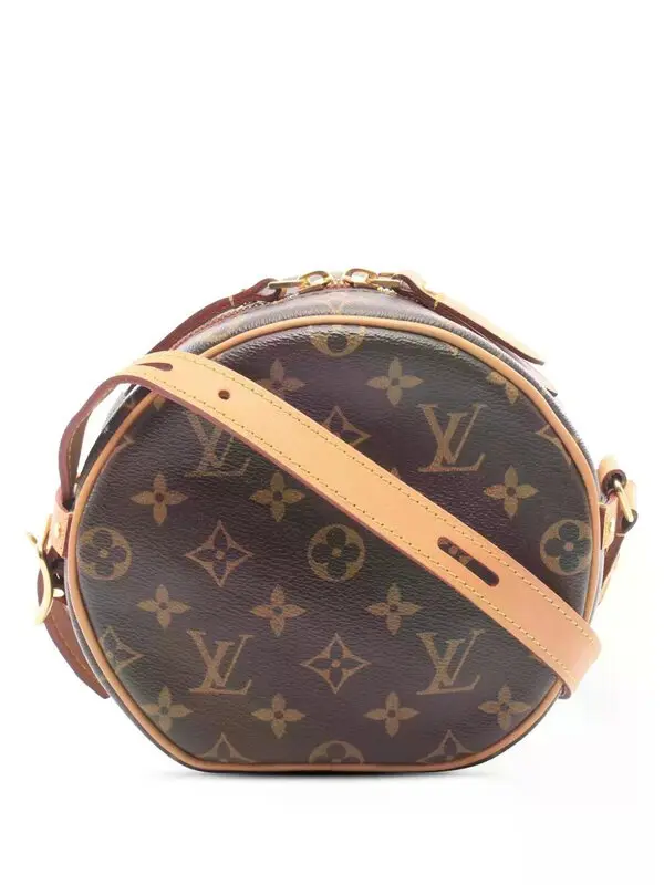 LOUIS VUITTON 1990-2020 Monogram Boite Chapeau Souple Pm Crossbody Bag - Brown