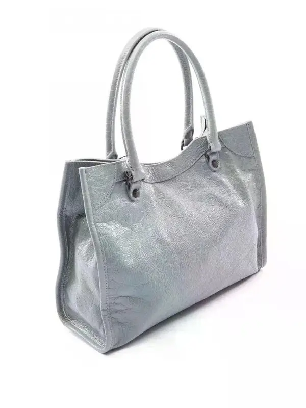 Balenciaga 2018-2026 Mini Lambskin Le City Tote Satchel