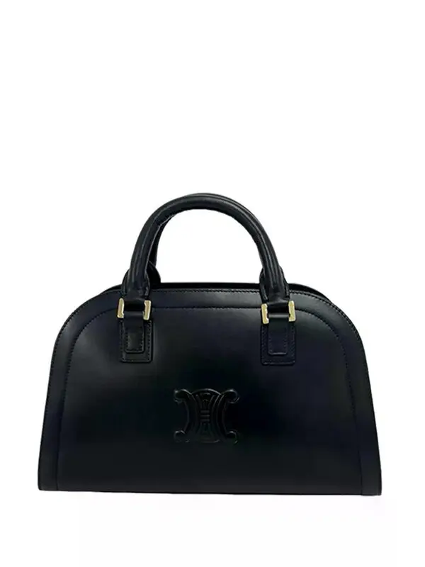 Celine 2000 Leather Triomphe Handbag