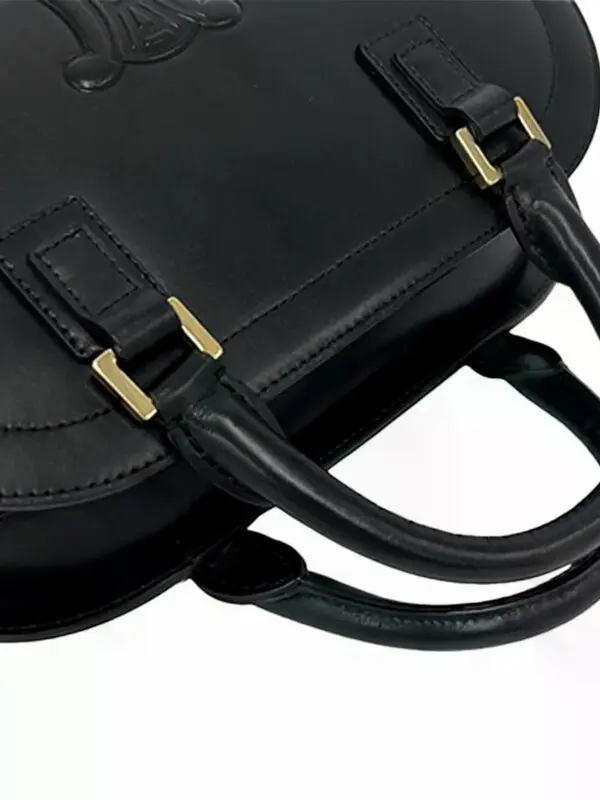 Celine 2000 Leather Triomphe Handbag
