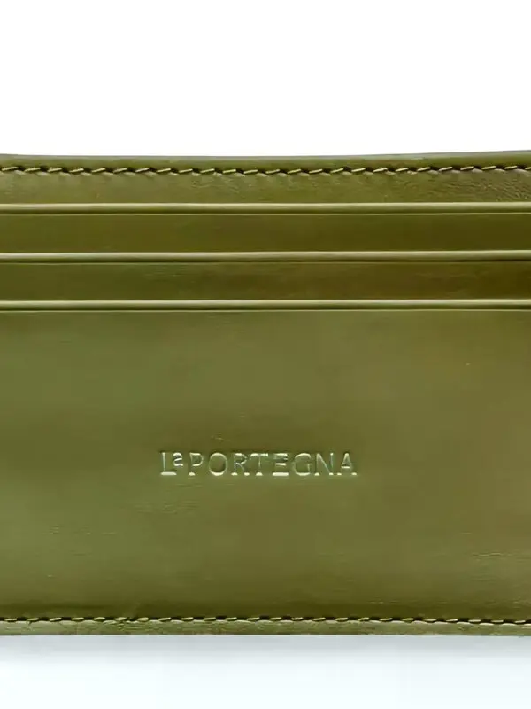 LA PORTEGNA Humphrey Card Holder - Green