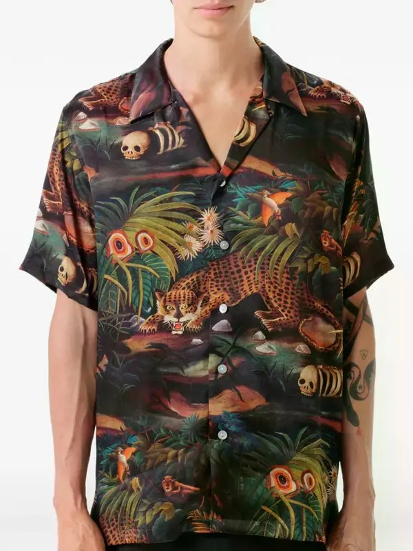 ENDLESS JOY Leopardo Jungle Short-sleeve Shirt