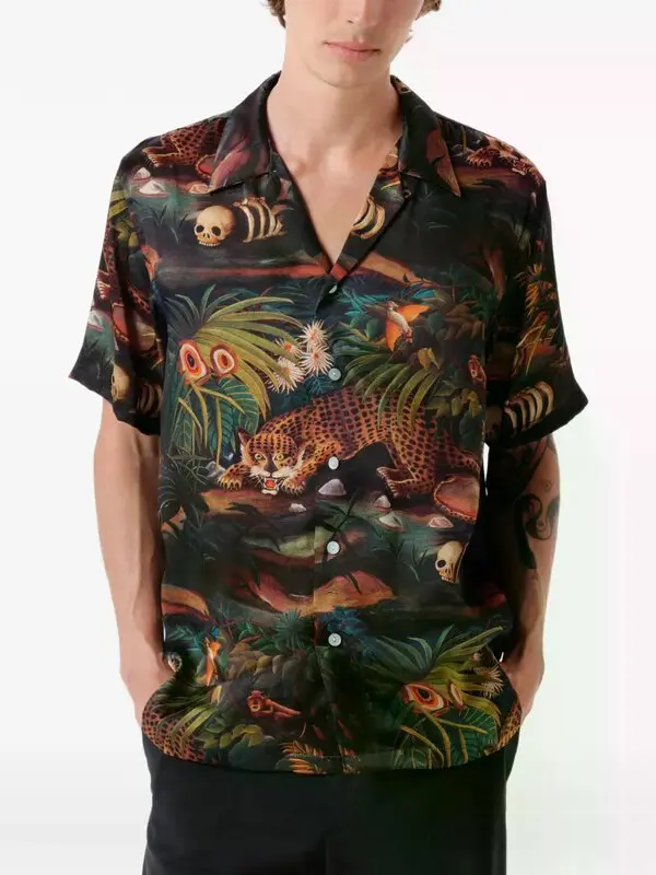 ENDLESS JOY Leopardo Jungle Short-sleeve Shirt