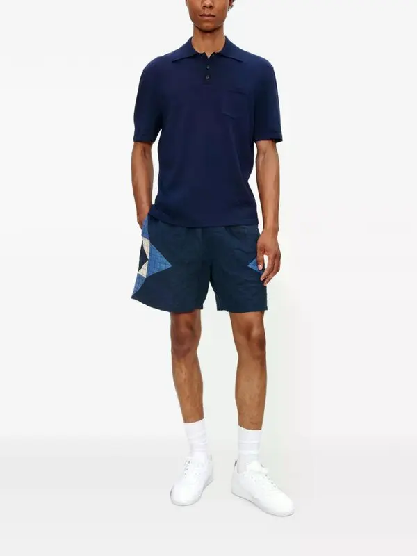 A.p.c. Colin Short-sleeve Polo Shirt - Blue