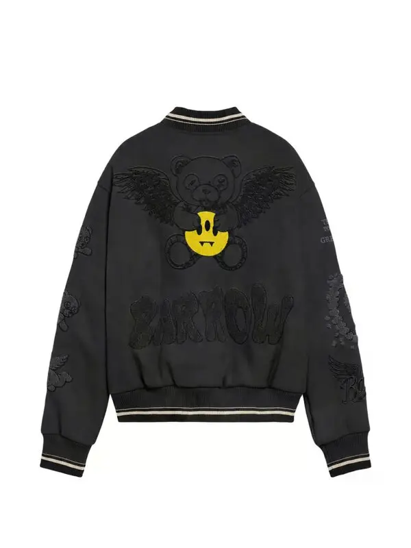 BARROW Logo-patch Bomber Jacket