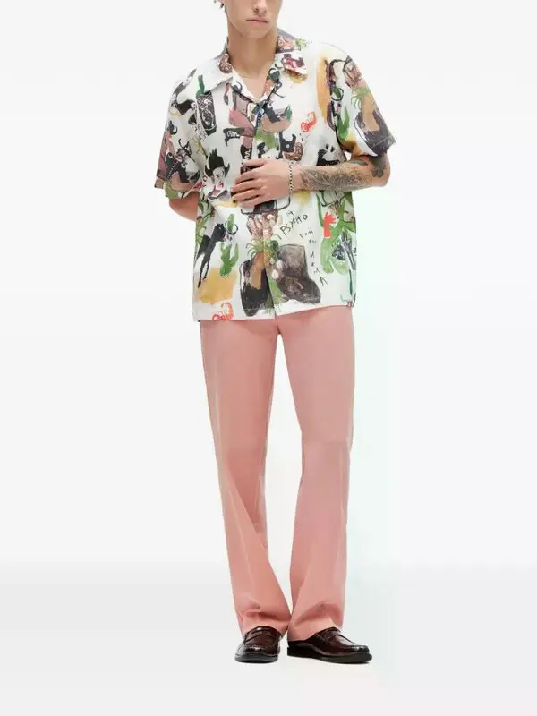 ENDLESS JOY Psycho Graphic-print Shirt