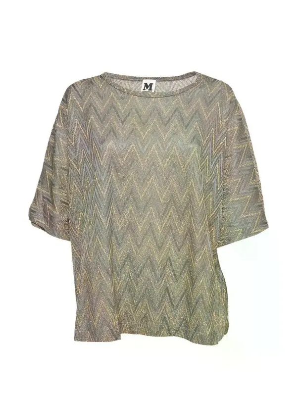 Missoni Chevron-pattern Oversized Blouse