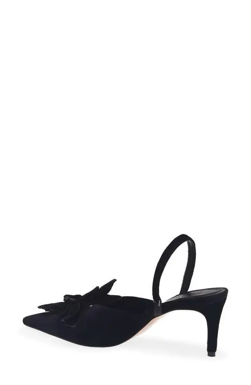 Farm Rio Flower Velvet Slingback Pump