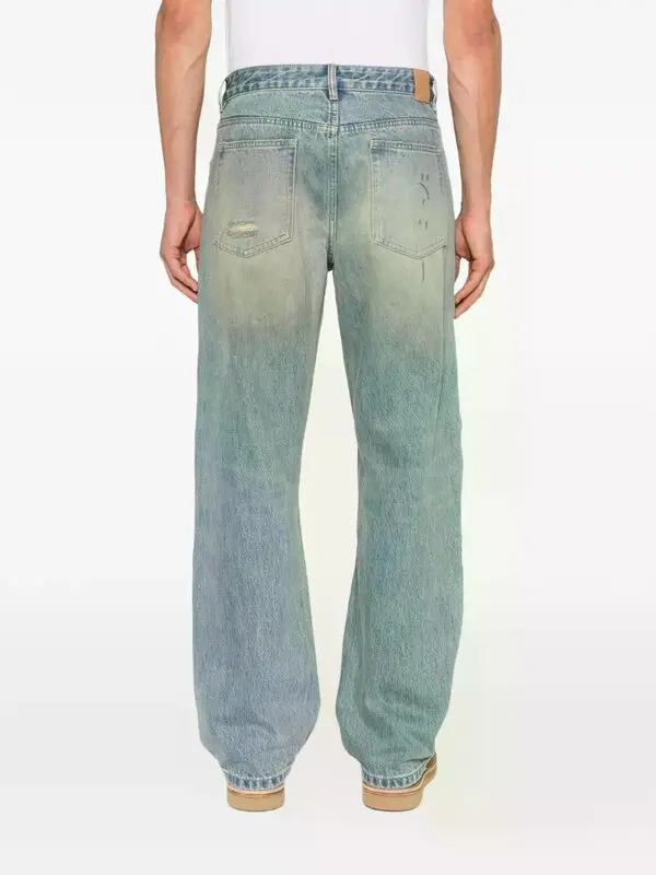FOUND Patchwork Distressed Jeans
