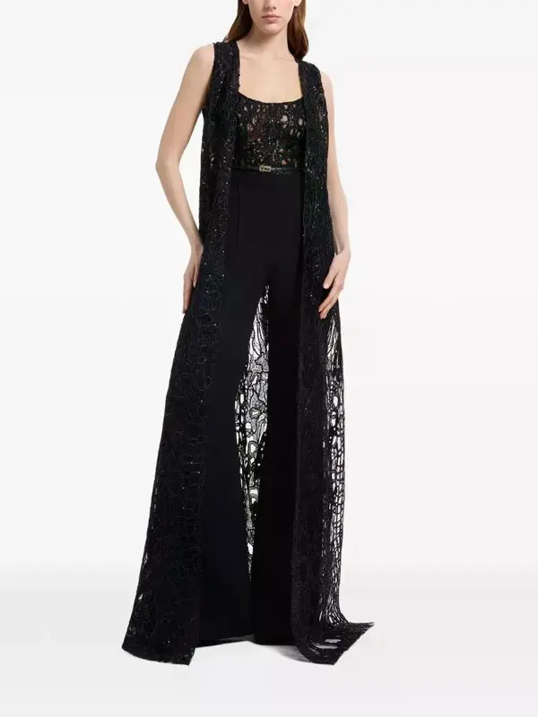 Elie Saab Sequin-embroidered Jumpsuit