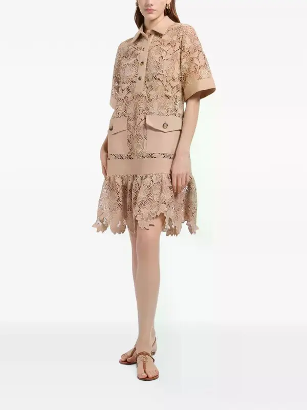 Elie Saab Ruffled Mini Dress