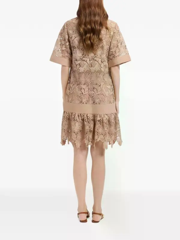 Elie Saab Ruffled Mini Dress