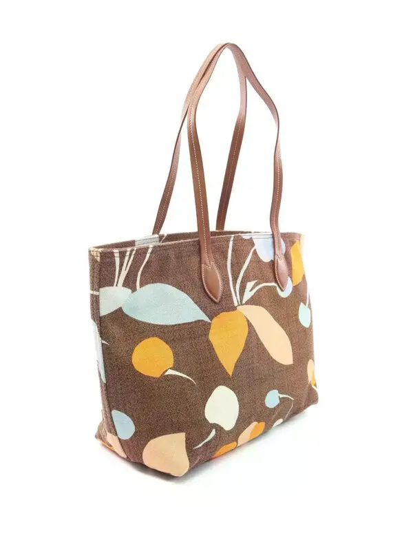 Miu Miu 2010-2026 Printed Canvas Tote Bag