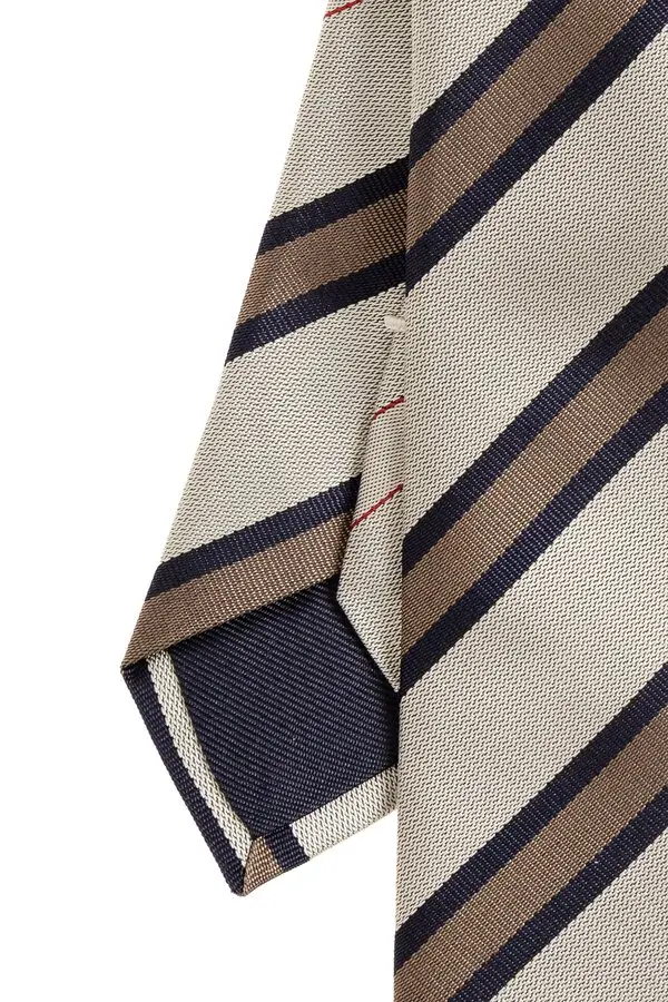 Valentino Garavani Jacquard Regimental Striped Tie