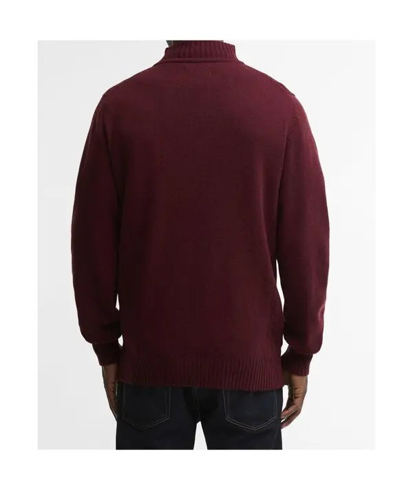 Barbour Quarter Zip Rib Knit Sweater