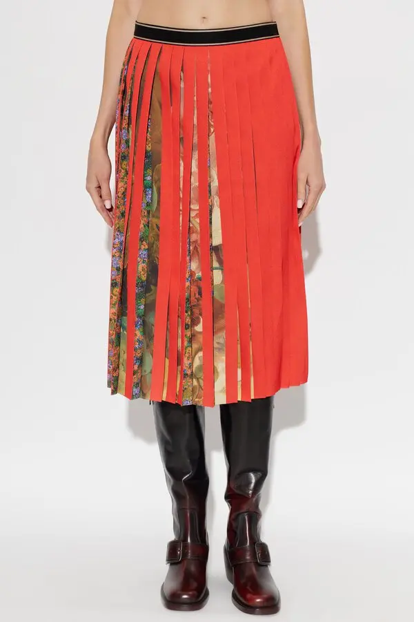 Dries Van Noten Printed Skirt