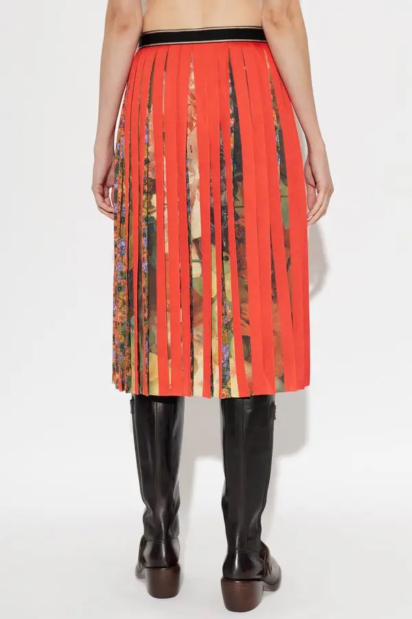 Dries Van Noten Printed Skirt
