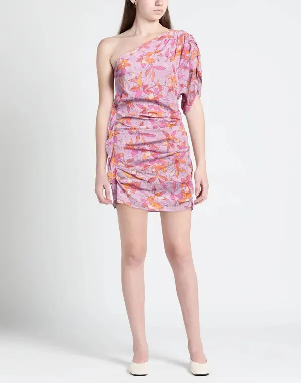 Isabel Marant Étoile Floral Print One-shoulder Dress