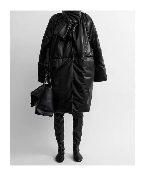 TOTEME Padded Leather Coat