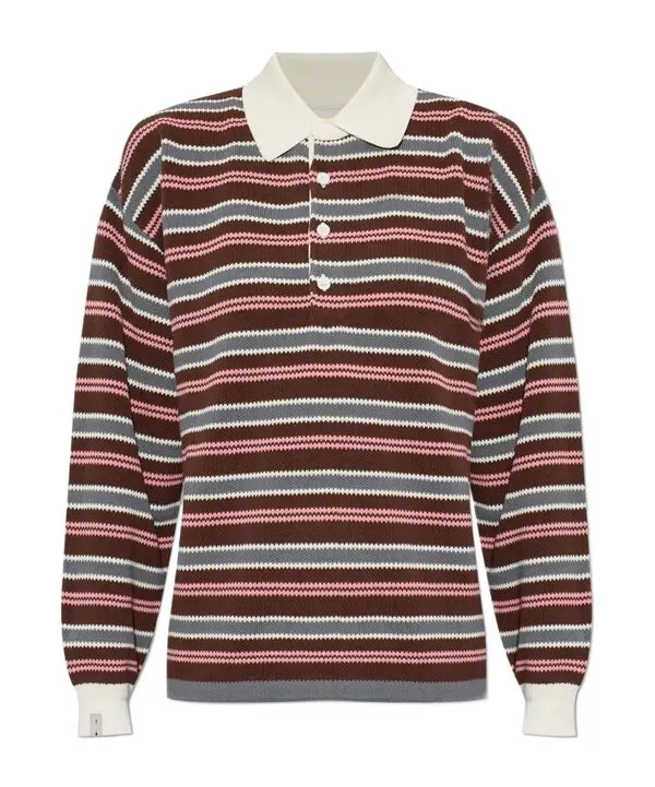 The Upside Wonder Striped Long Sleeve Knitted Top