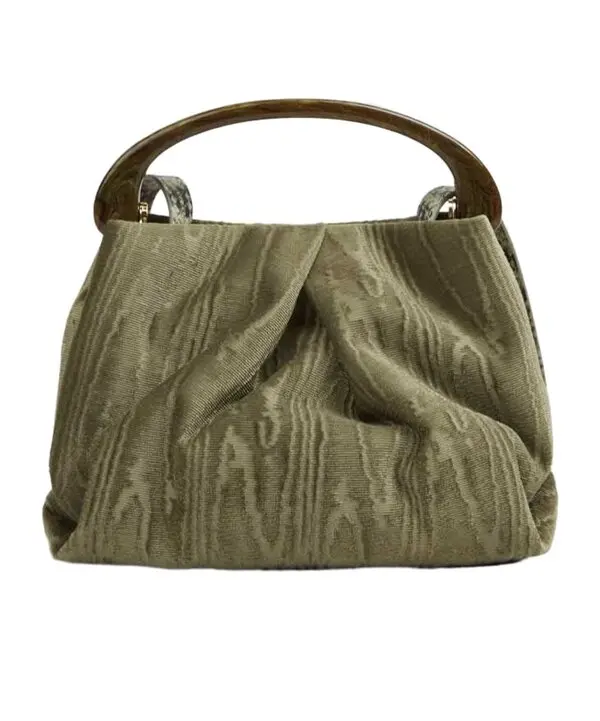 Dries Van Noten Magnetic-clasp Mini Bag - Green