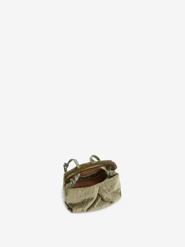 Dries Van Noten Magnetic-clasp Mini Bag - Green