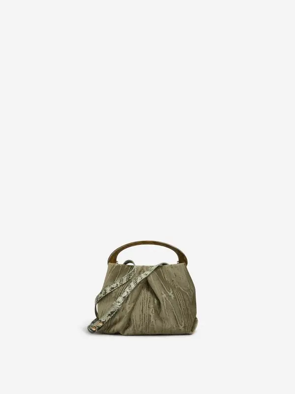 Dries Van Noten Magnetic-clasp Mini Bag - Green