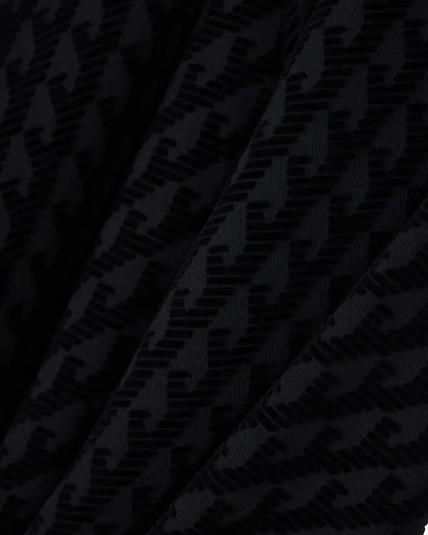 Emporio Armani Monogram-pattern Crew-neck Sweater