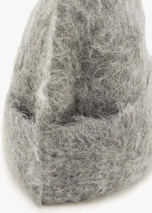 TOTEME Folded-edge Knitted Beanie - Grey
