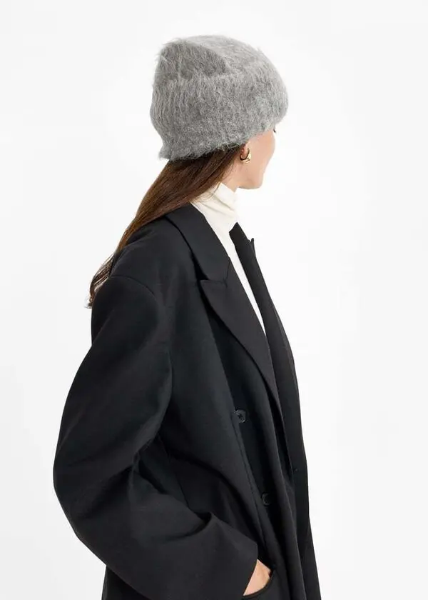 TOTEME Folded-edge Knitted Beanie - Grey