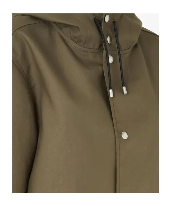 Fendi Hooded Drawstring Midi Parka