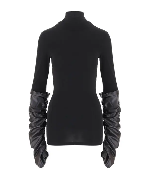 DARKPARK Long-sleeve Turtleneck Top - Black