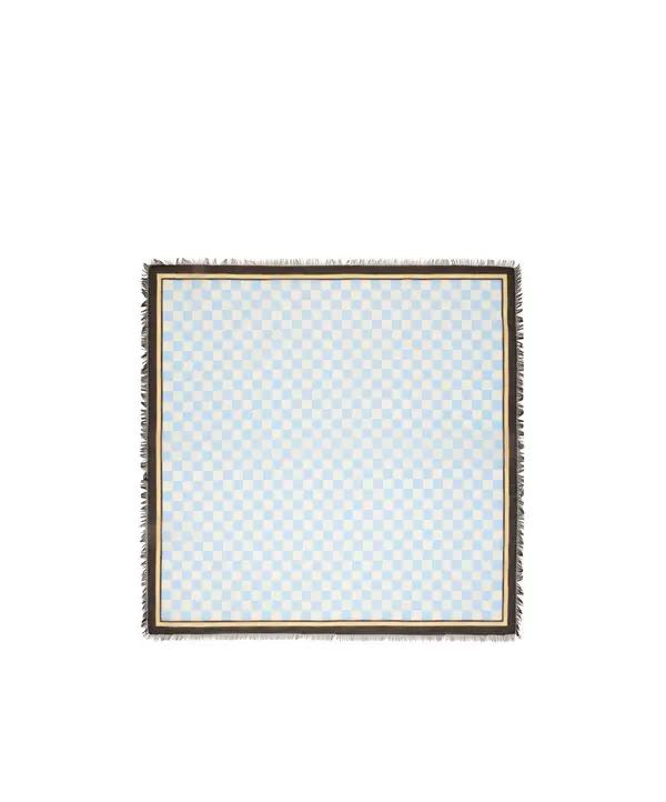 TOTEME Square Scarf - Sky-blue