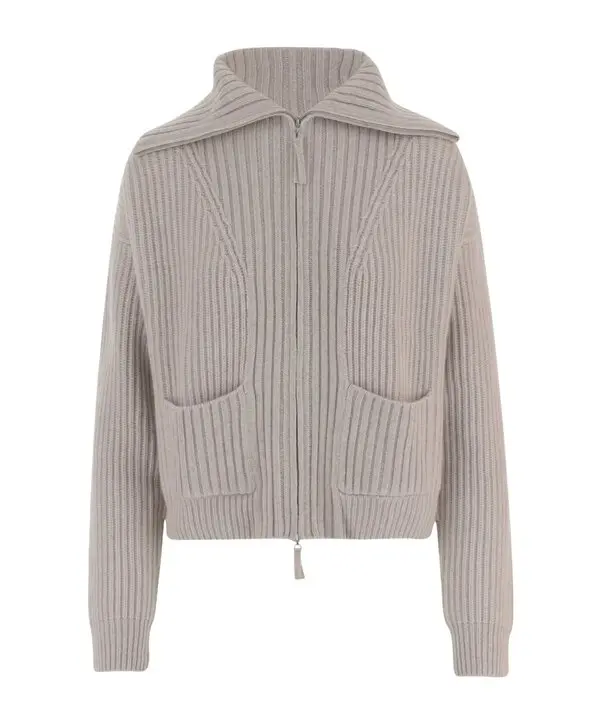 Arch4 Full-zip Sweater - Ivory
