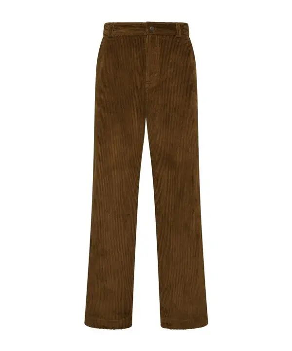 Moncler Corduroy Jogging Trousers - Brown