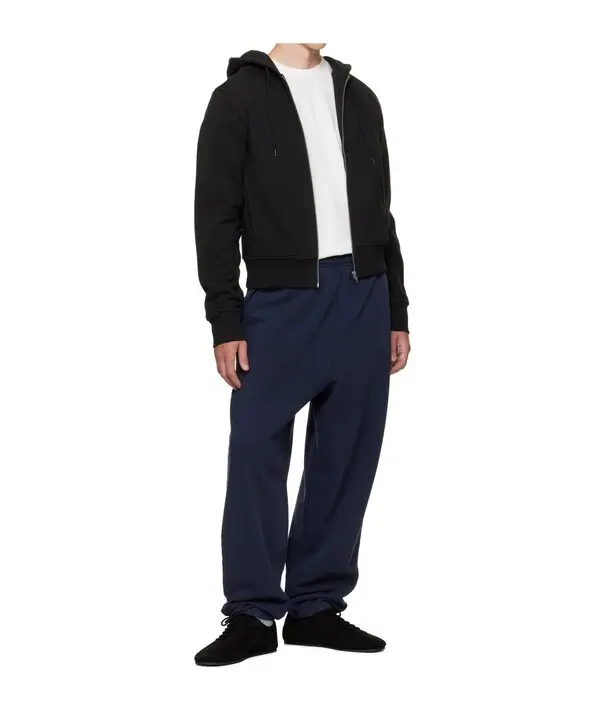 ENTIRE STUDIOS Slim Zip Up Hoodie - Black