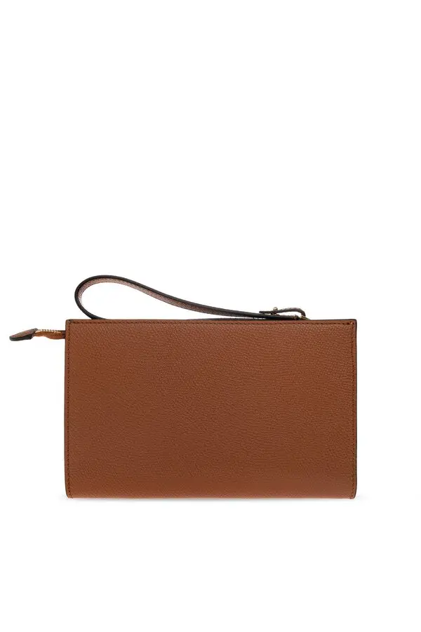 Valentino Garavani Zip-top Clutch - Brown