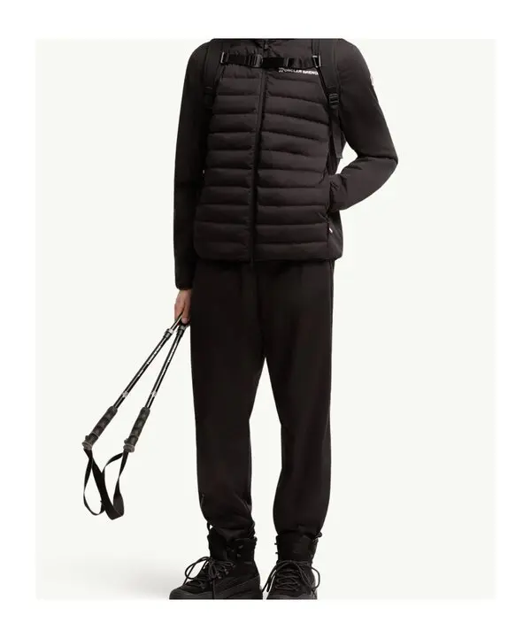 Moncler Logo Print Stretch Track Trousers