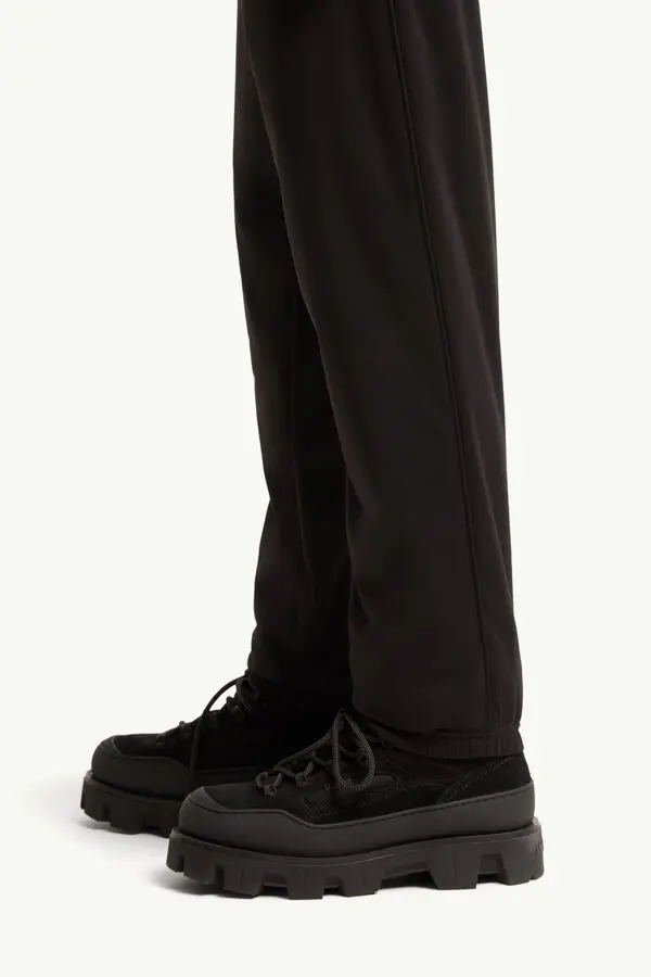 Moncler Logo Print Stretch Track Trousers