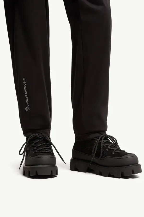 Moncler Logo Print Stretch Track Trousers