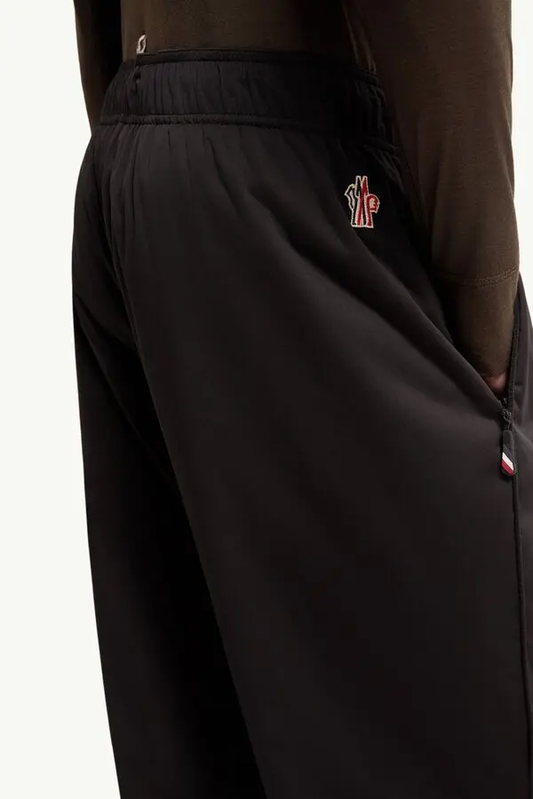 Moncler Logo Print Stretch Track Trousers