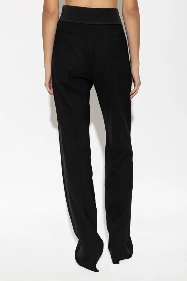 Valentino Garavani Pleated Wool Trousers