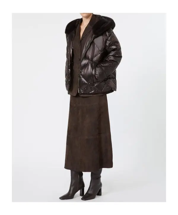 Max Mara Long-sleeve Hooded Padded Jacket