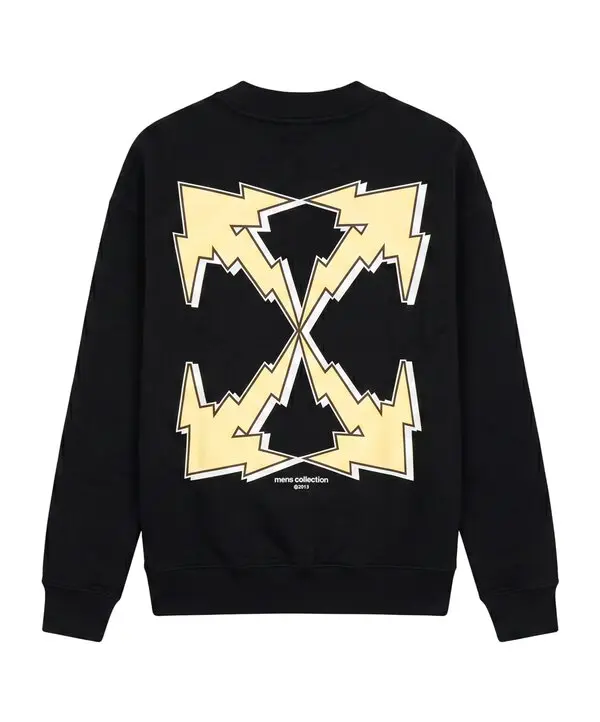 Off-White Long-sleeved Sweatshirt