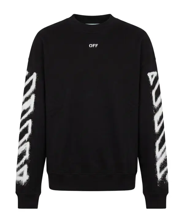Off-White Long-sleeved Sweatshirt