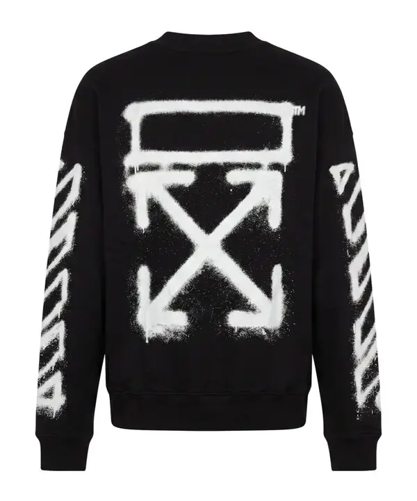 Off-White Long-sleeved Sweatshirt