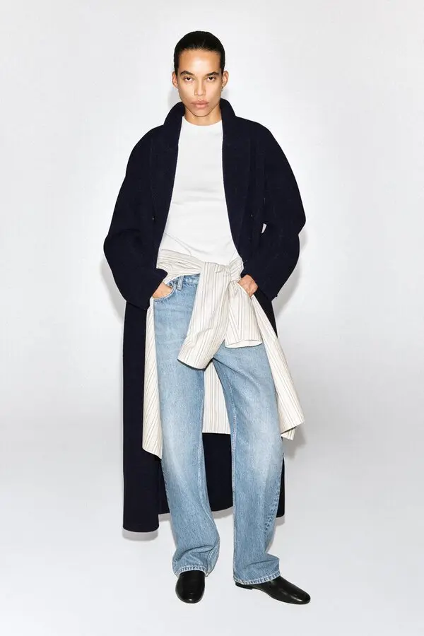 Cos Tailored Double-faced Wool Long Coat
