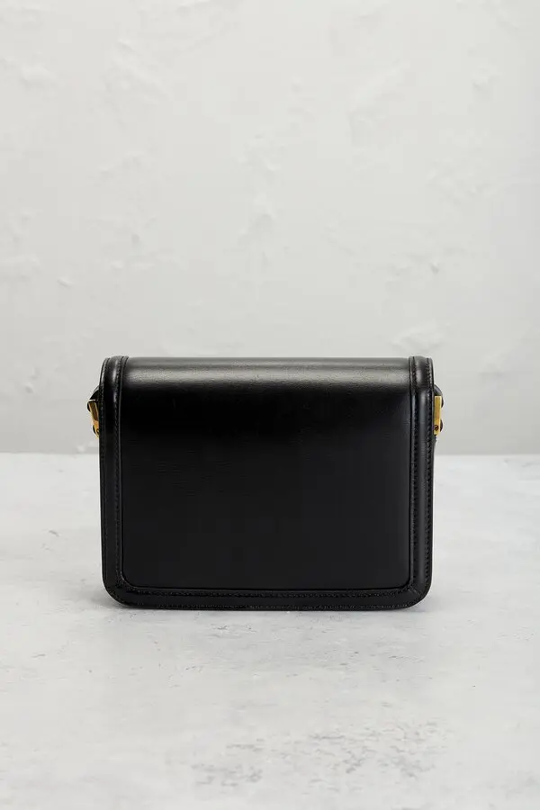 Saint Laurent Small Solferino Satchel Bag In Noir In Black