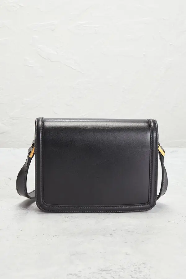 Saint Laurent Small Solferino Satchel Bag In Noir In Black