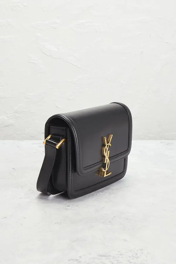 Saint Laurent Small Solferino Satchel Bag In Noir In Black